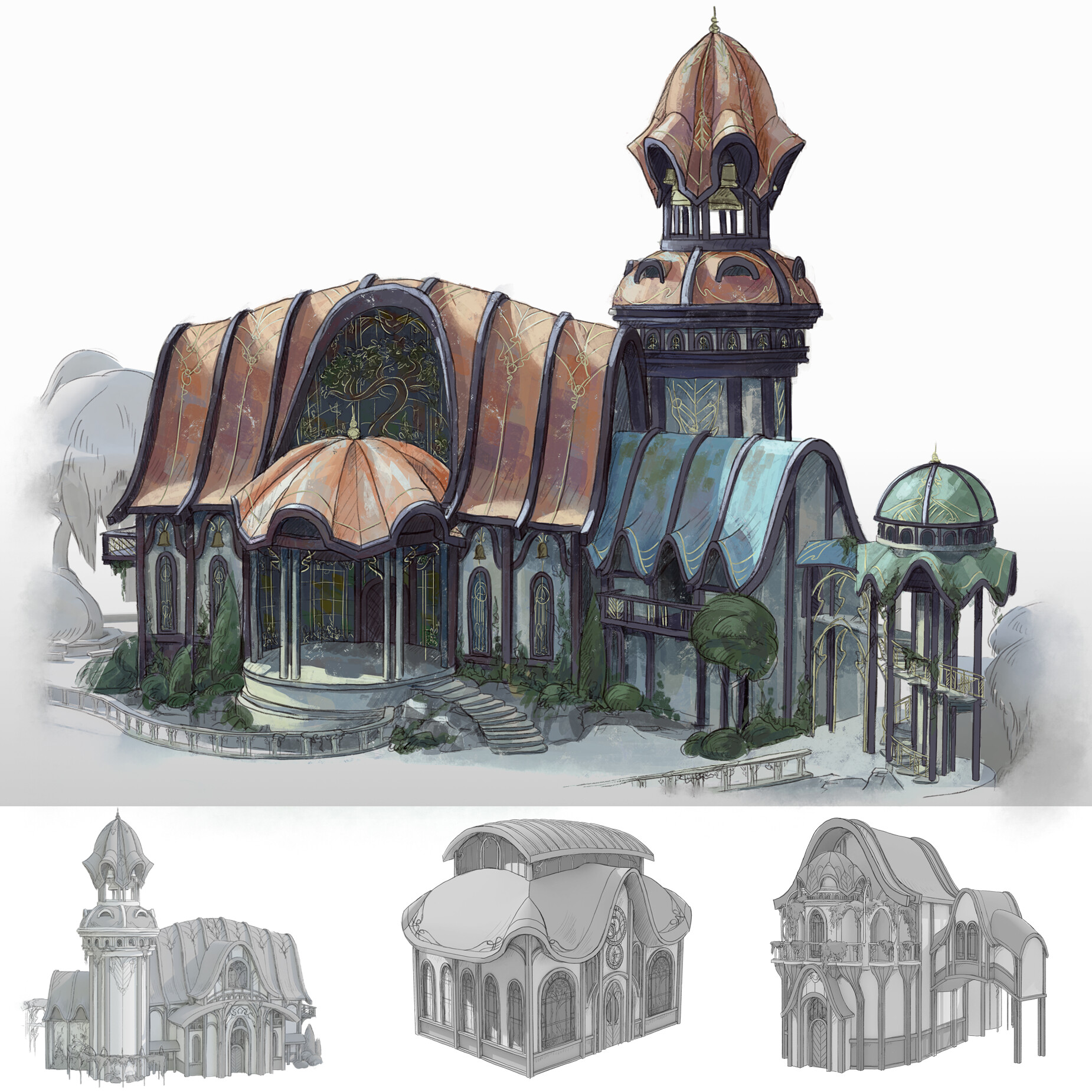 ArtStation - Rivendell - Callouts