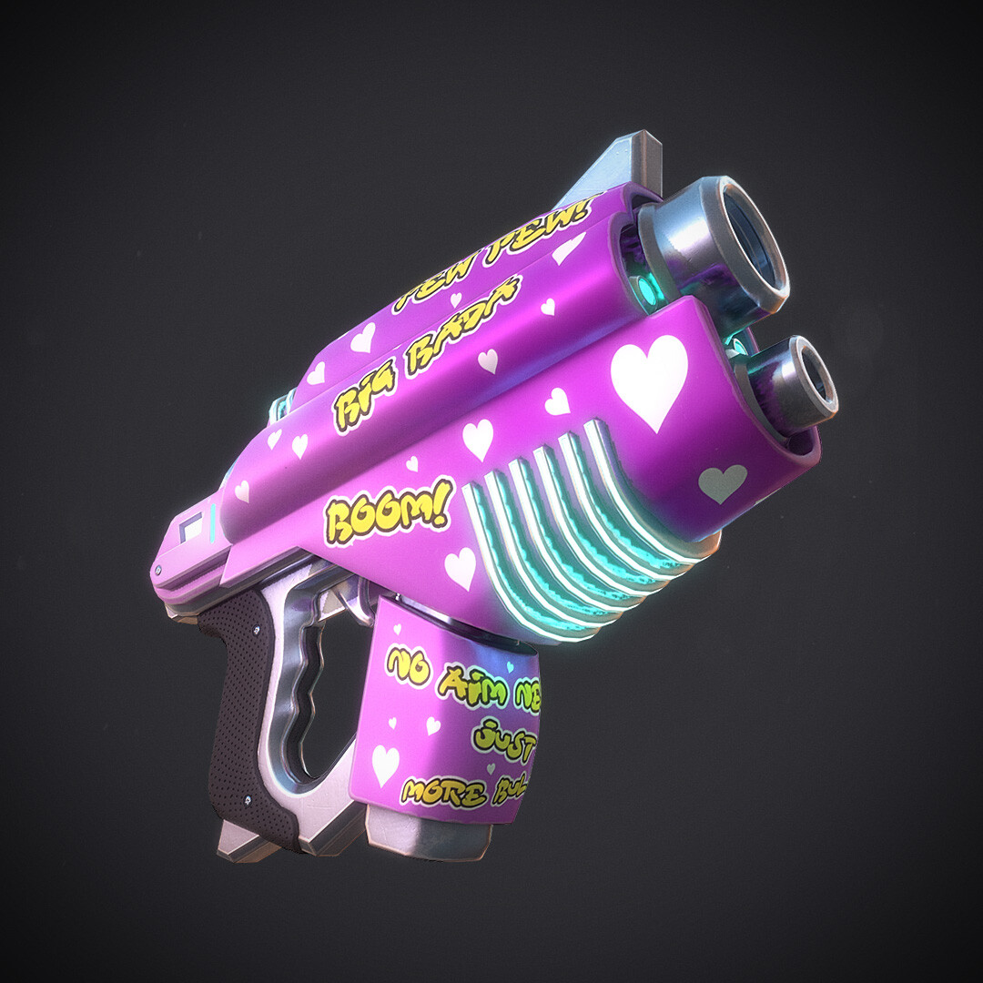 ArtStation - Blaster pistol