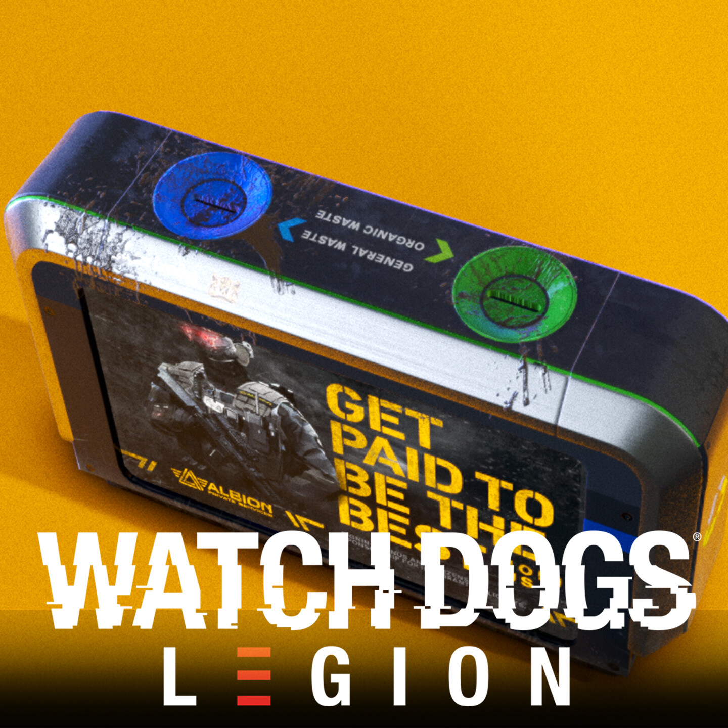 ArtStation - Watchdogs Legion - Trash Bin