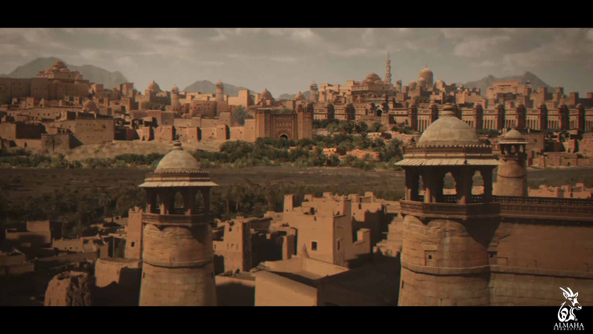 ArtStation - Ancient Jerusalem city Matte Painting