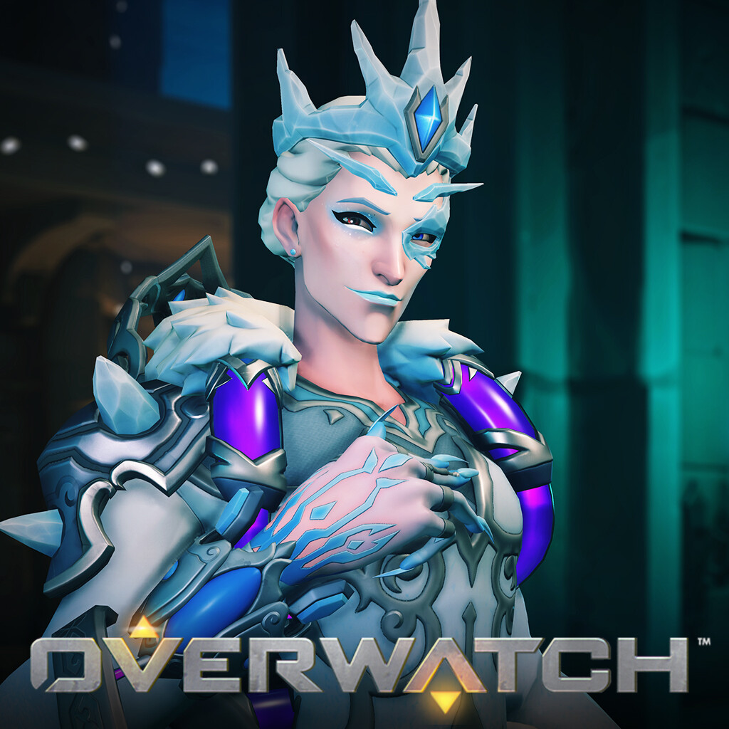 ArtStation - Overwatch Winter Wonderland 2020 - Ice Empress Moira