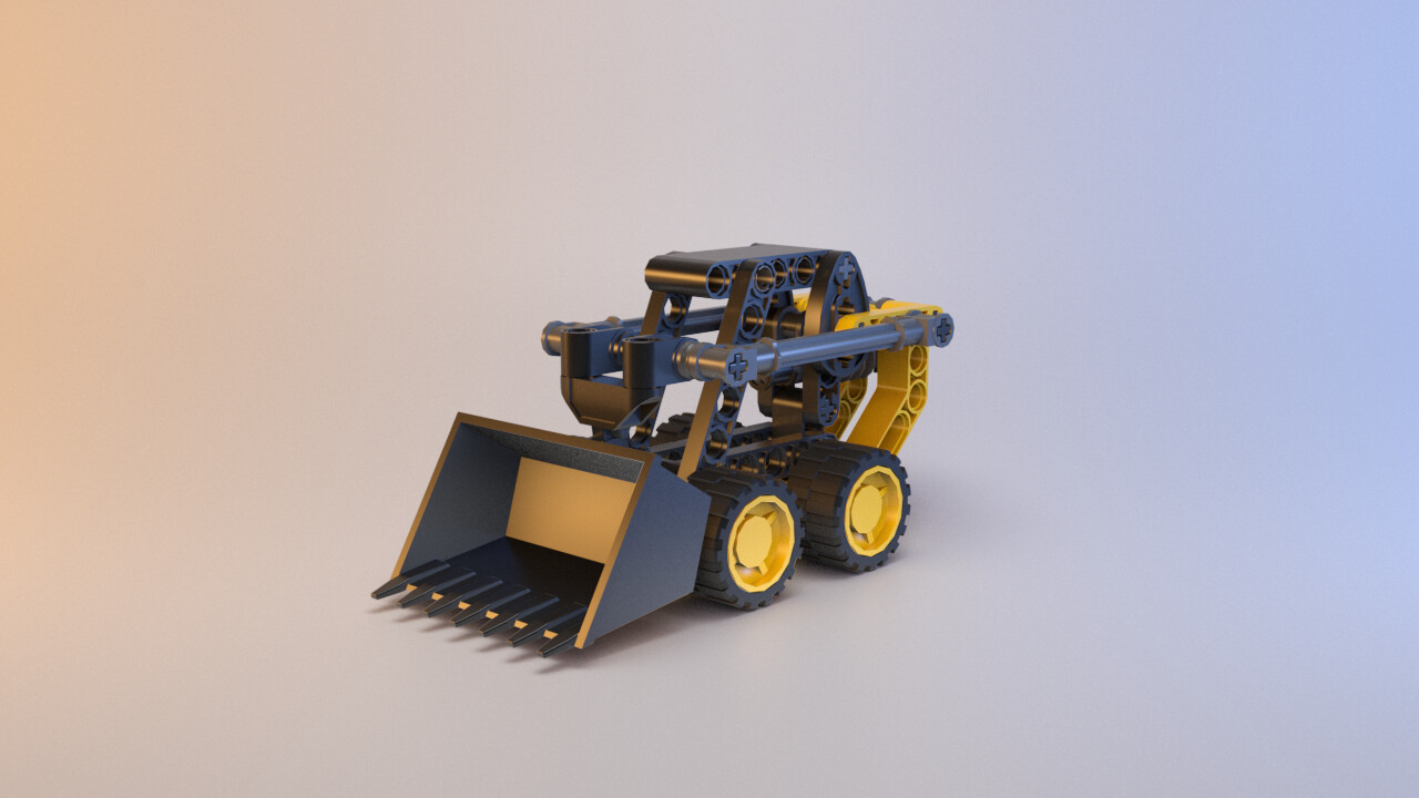 ArtStation - Lego Technic - Mini Digger - 8418