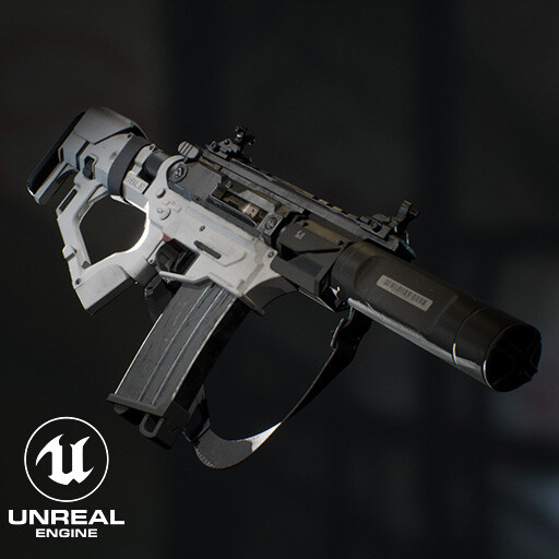 ArtStation - Compact Assault Rifle