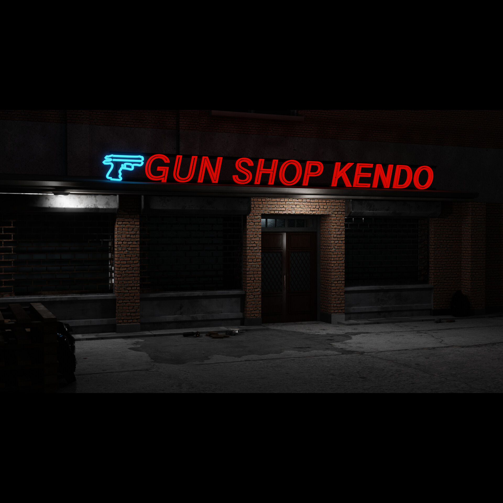 ArtStation - Gun Shop Kendo