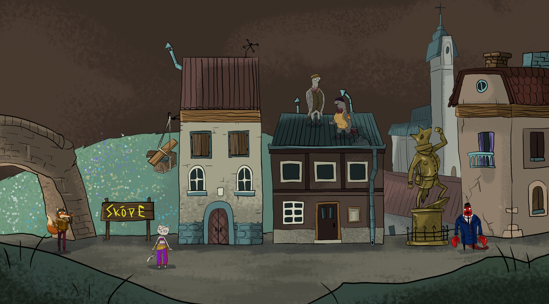 ArtStation - Meowta Hari Game Concept Art 2 (2017)