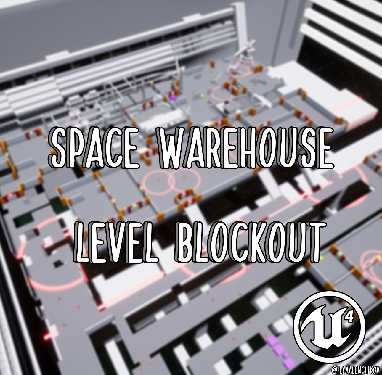 ArtStation - Top-down Tactical Shooter | Sci-fi Warehouse Blockout | WIP