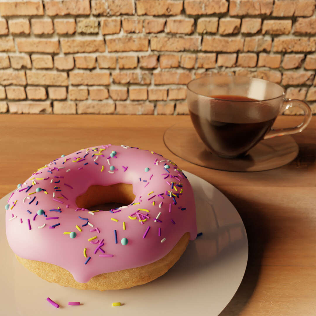 ArtStation - Donut Lighting Variations