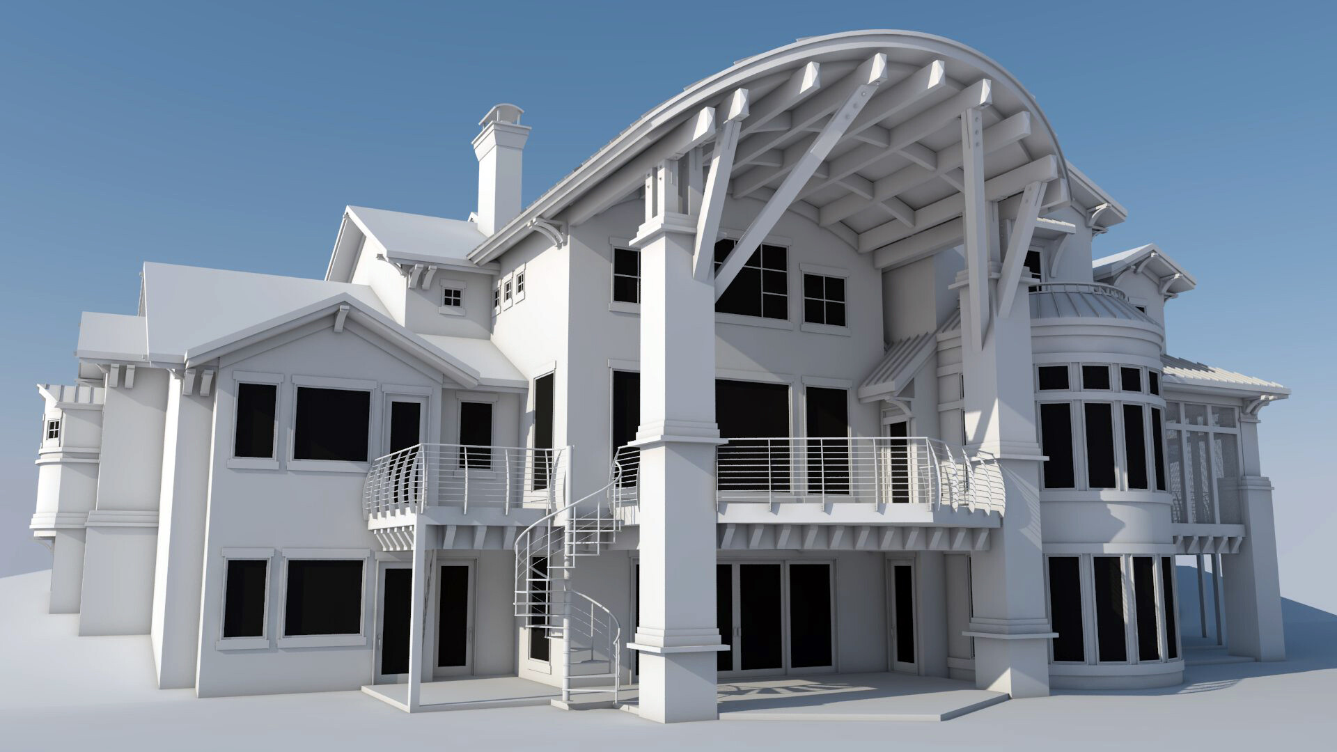 ArtStation - Architectural Study models