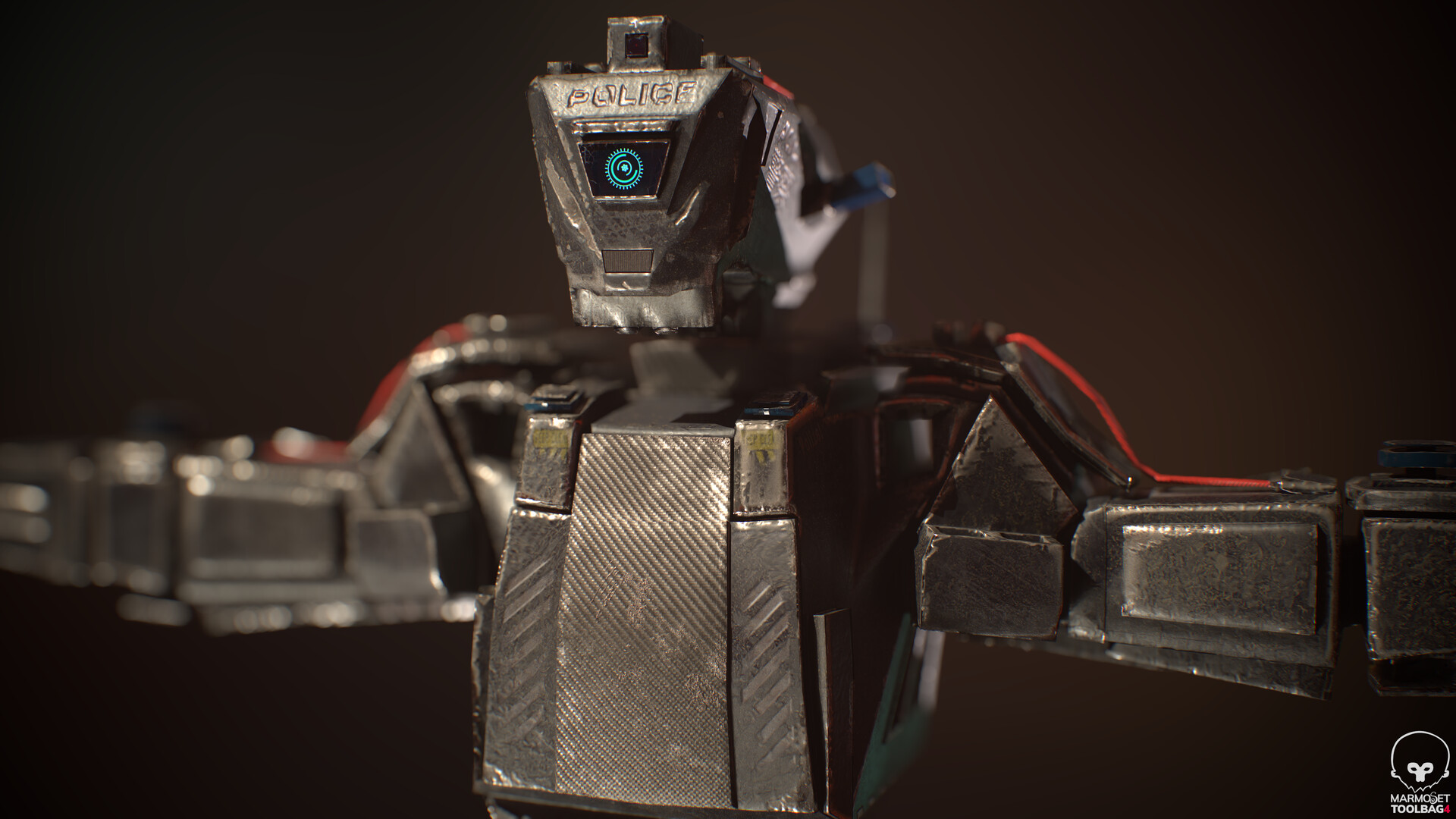 ArtStation - Cyber Police Robot