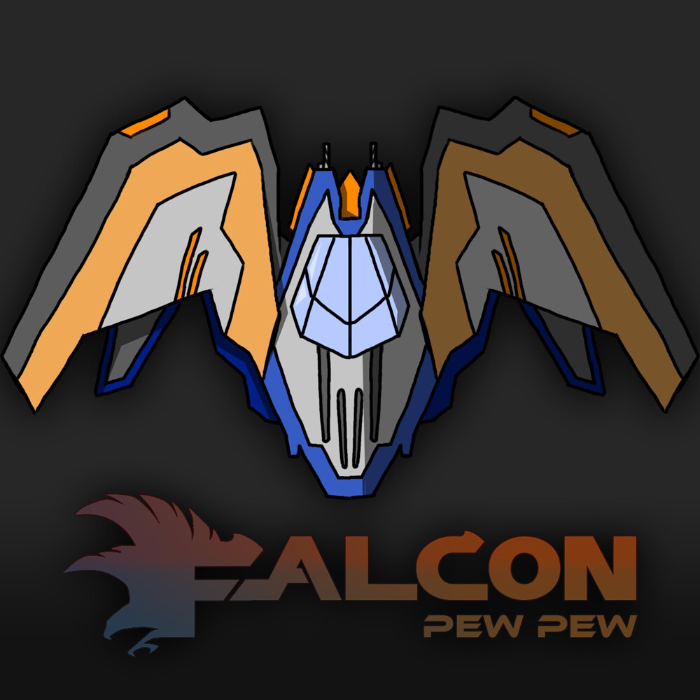 ArtStation - Falcon Pew Pew - 2D Assets