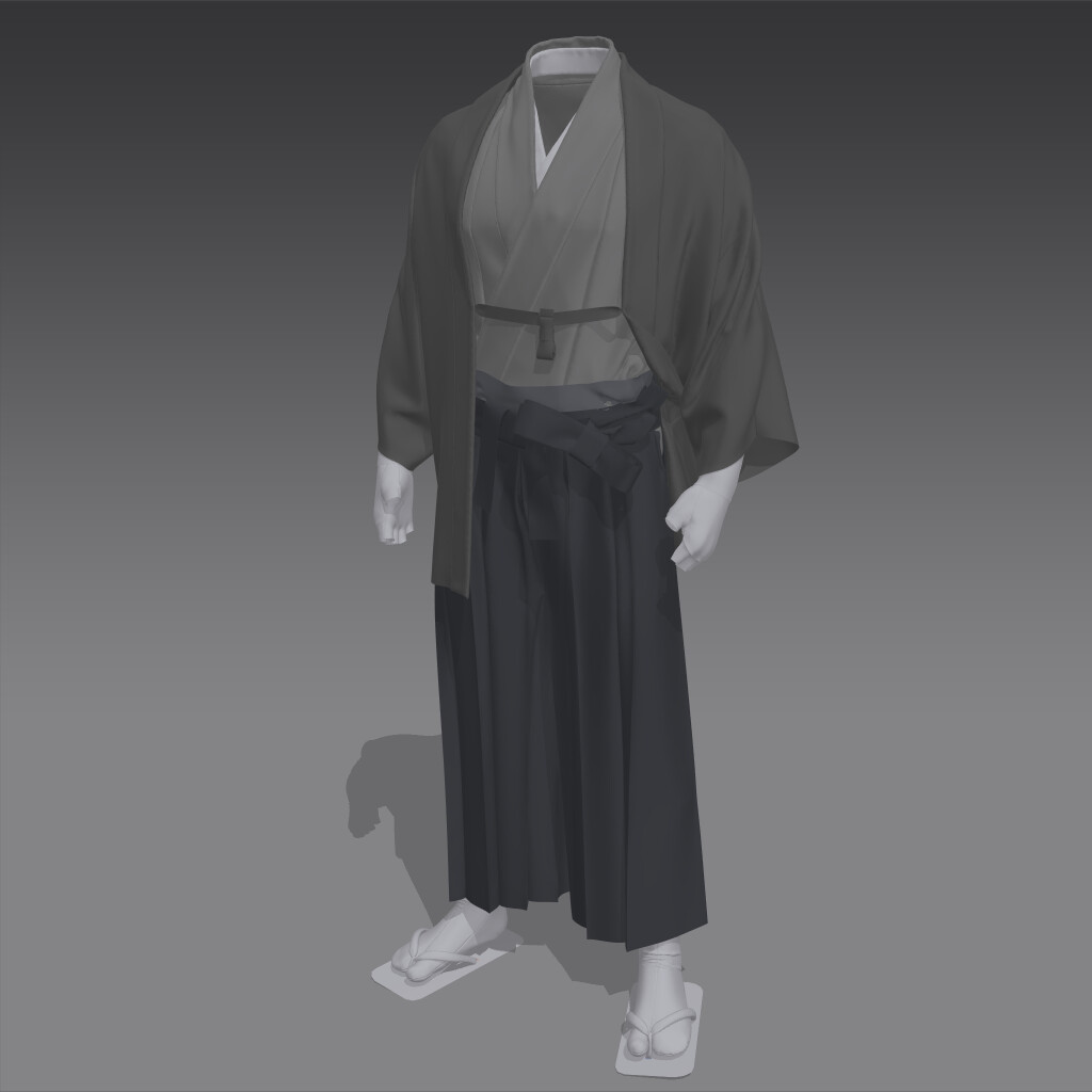 ArtStation - Samurai-Clothing pattern（Personal practice）
