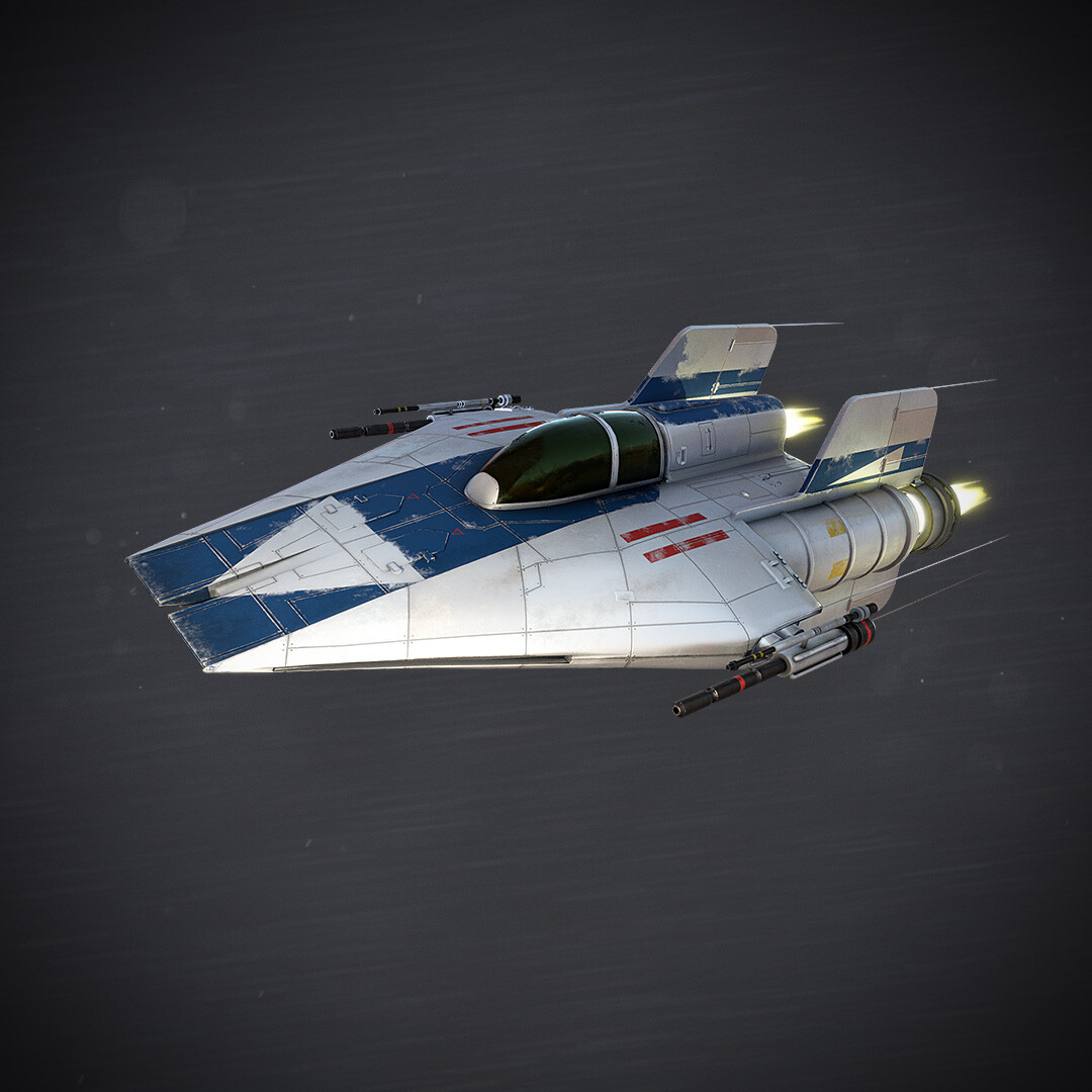 ArtStation - Star Wars A-Wing fighter