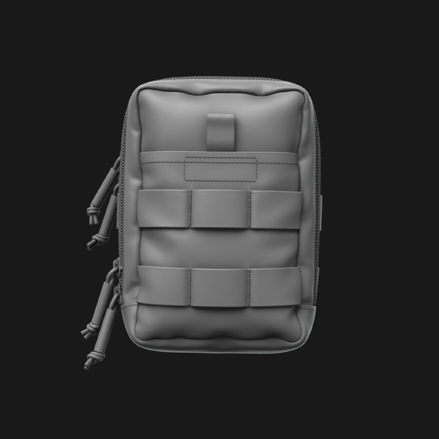 ArtStation - Double section pouch