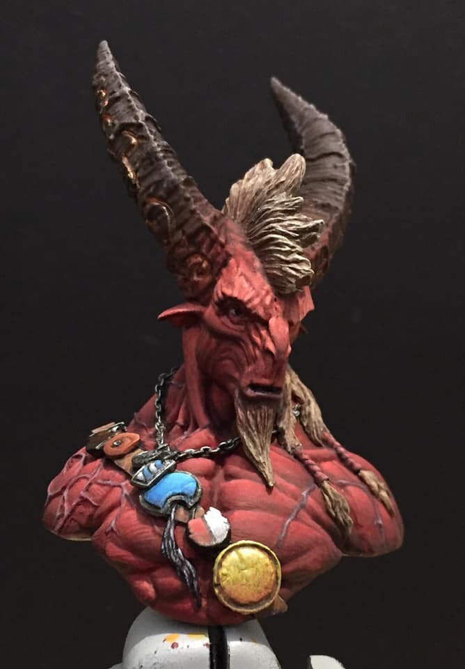 ArtStation - Kapri Khorn, Capricorn Demon Bust - Yedharo