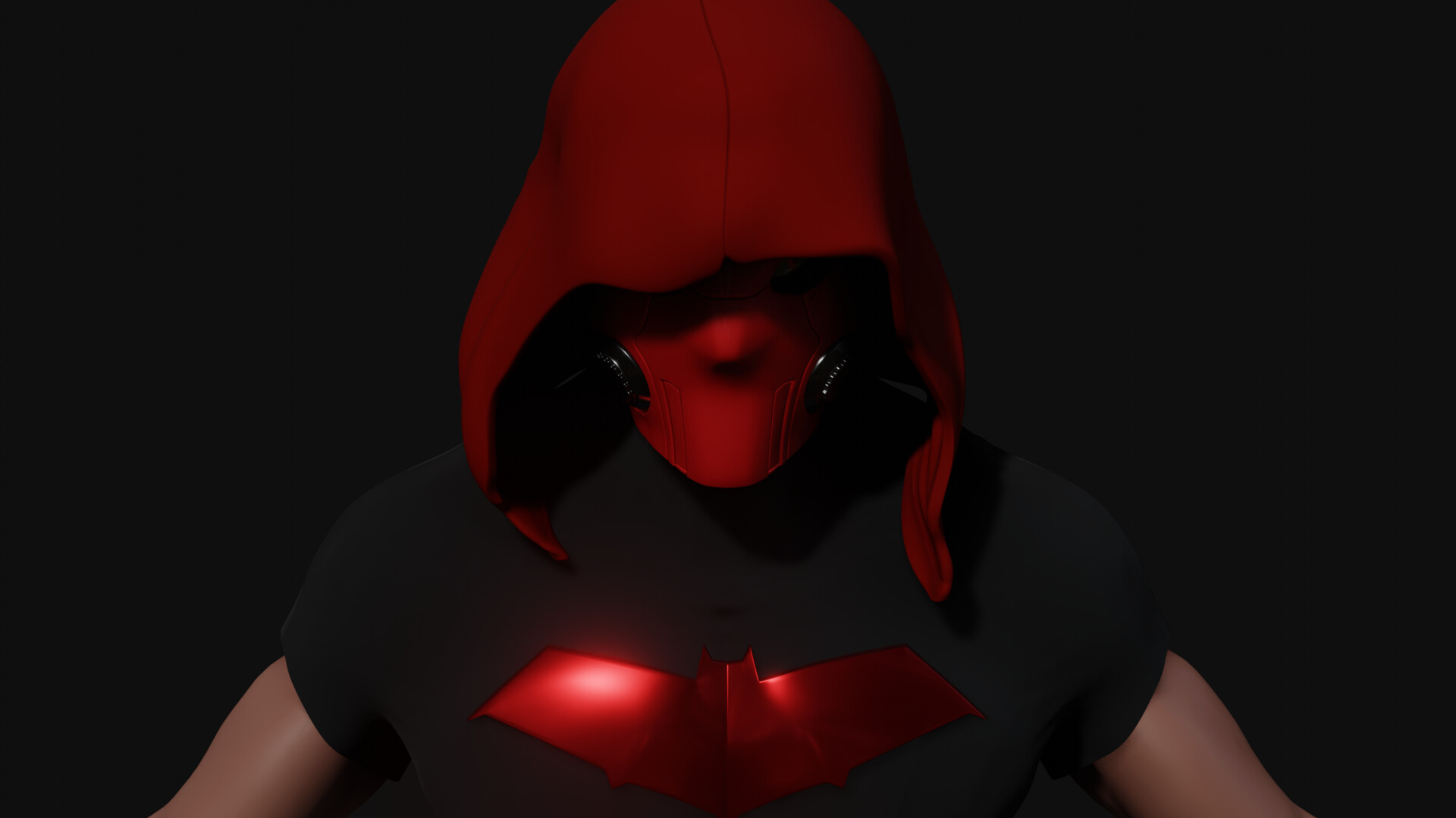 ArtStation - Red Hood Mask and Fabrics