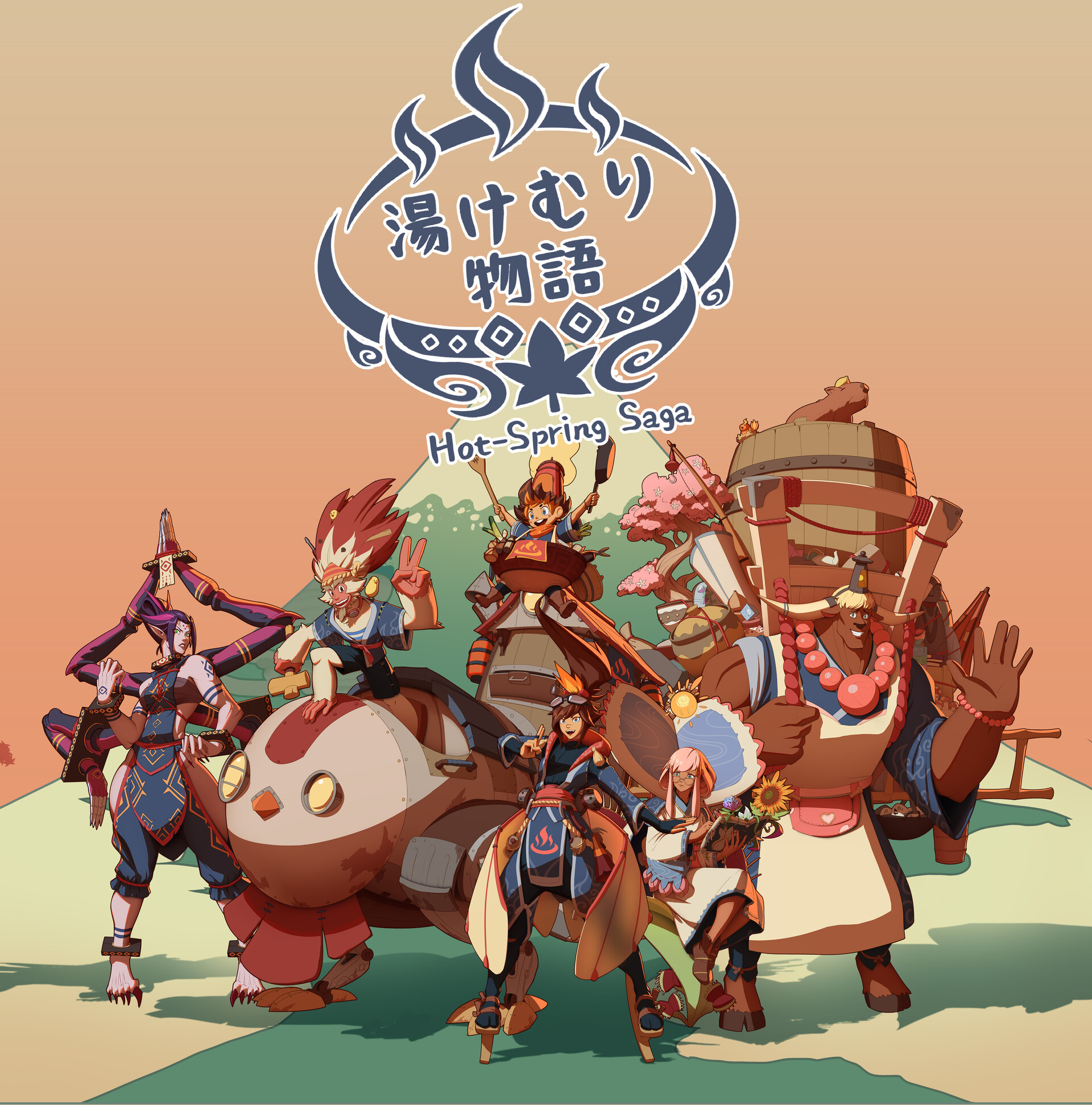 ArtStation - Hot-Spring Saga