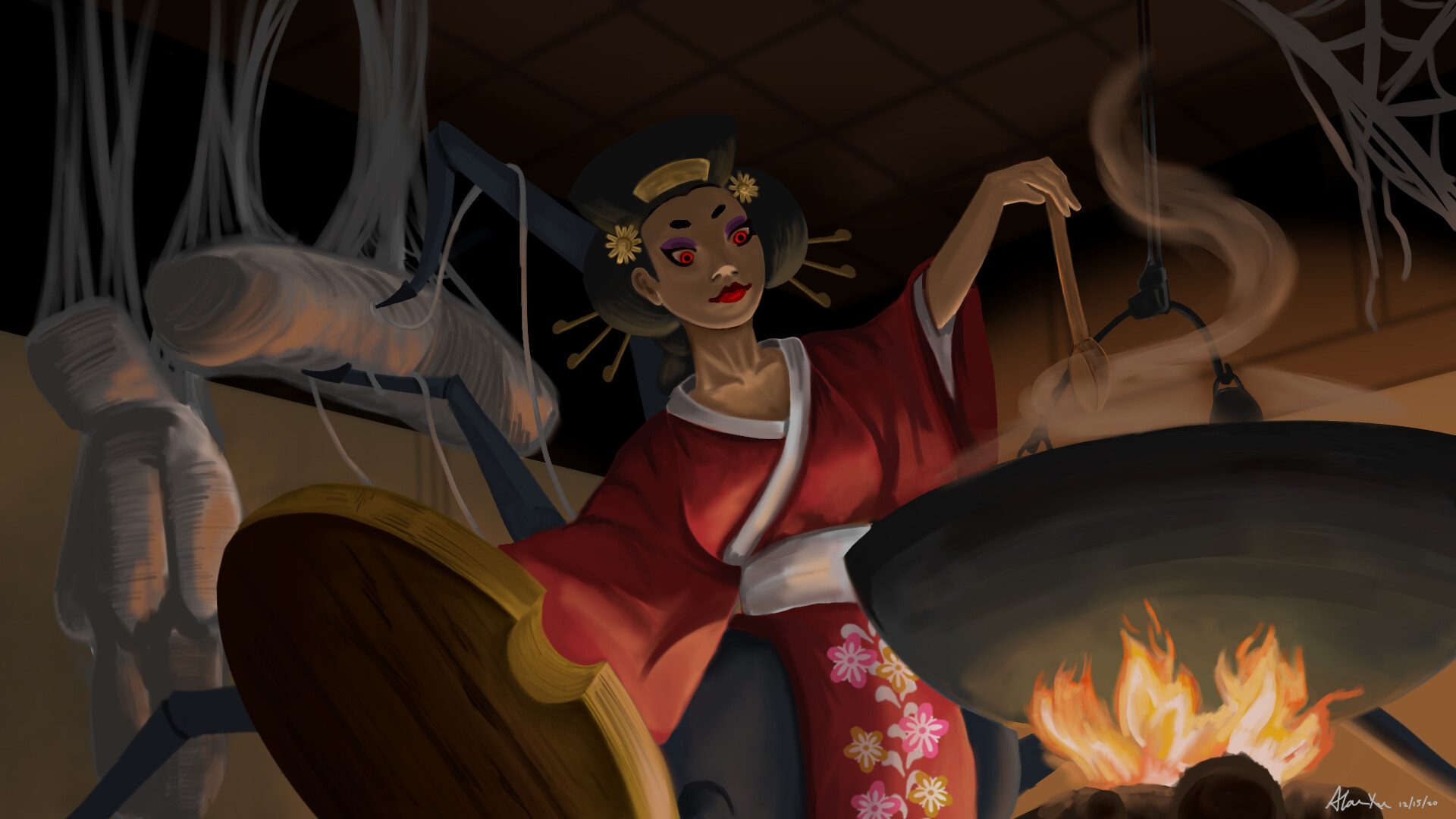 ArtStation - Hansel and Gretel Face the Witch