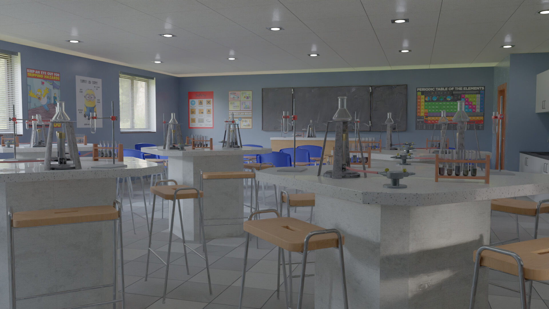 ArtStation - School Science Lab 360 Render
