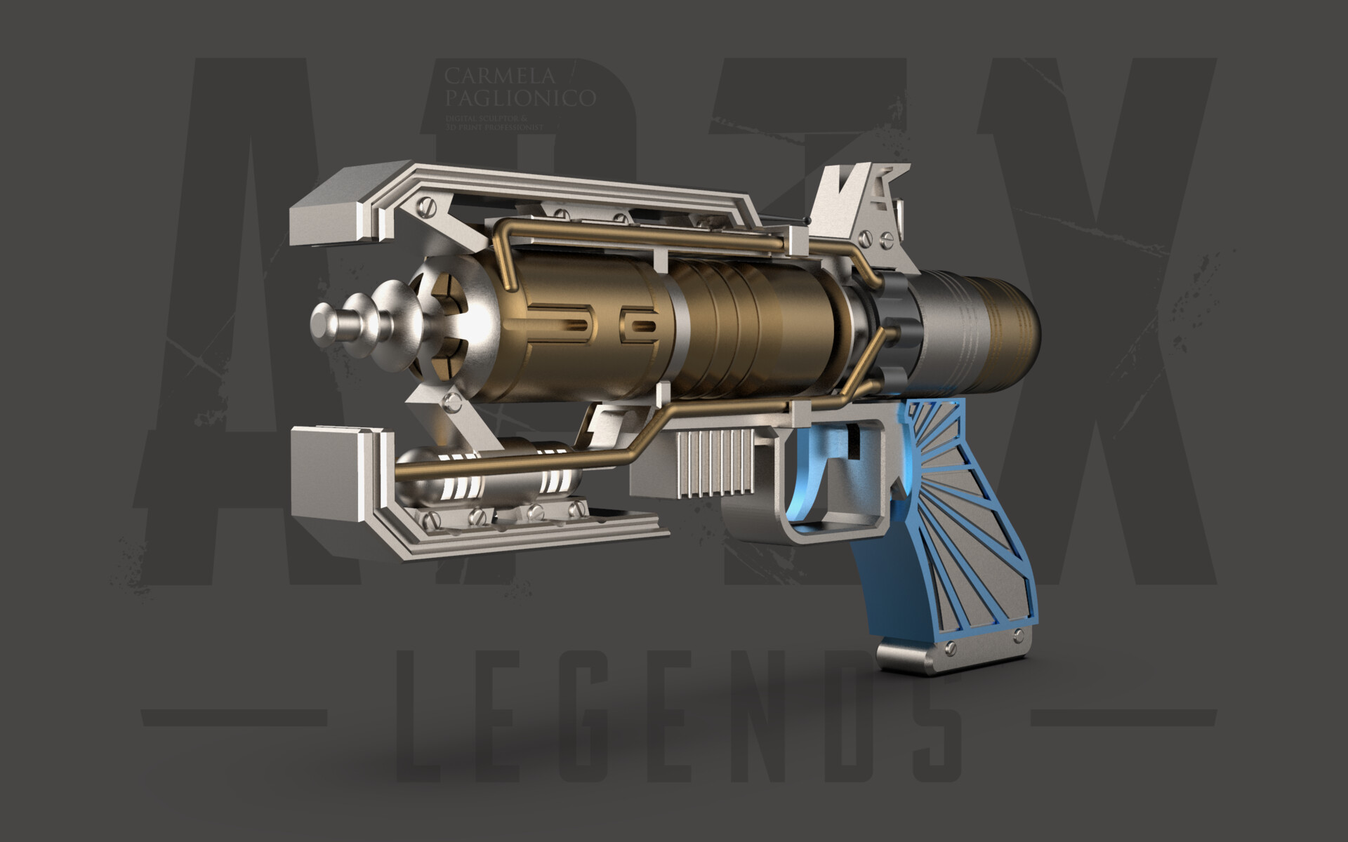 ArtStation - Death Ray - Apex Legends - 3D Printable Version