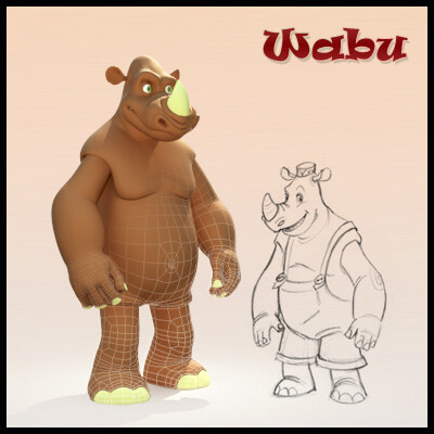 ArtStation - Character "Wabu"