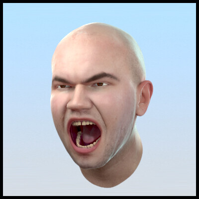 ArtStation - 3D Face - Model and Animation