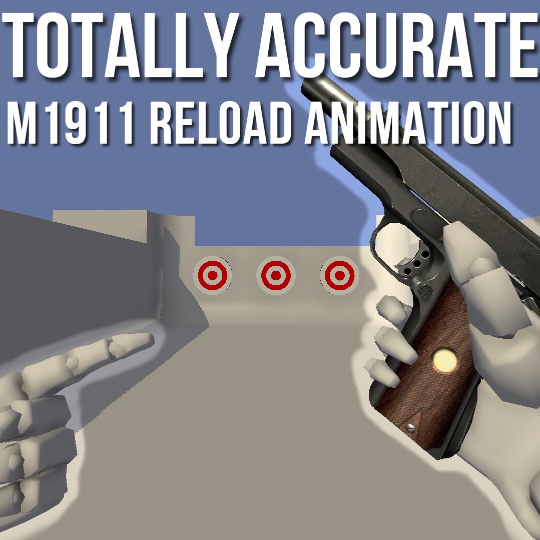 ArtStation - Totally Accurate M1911 Pistol Reload