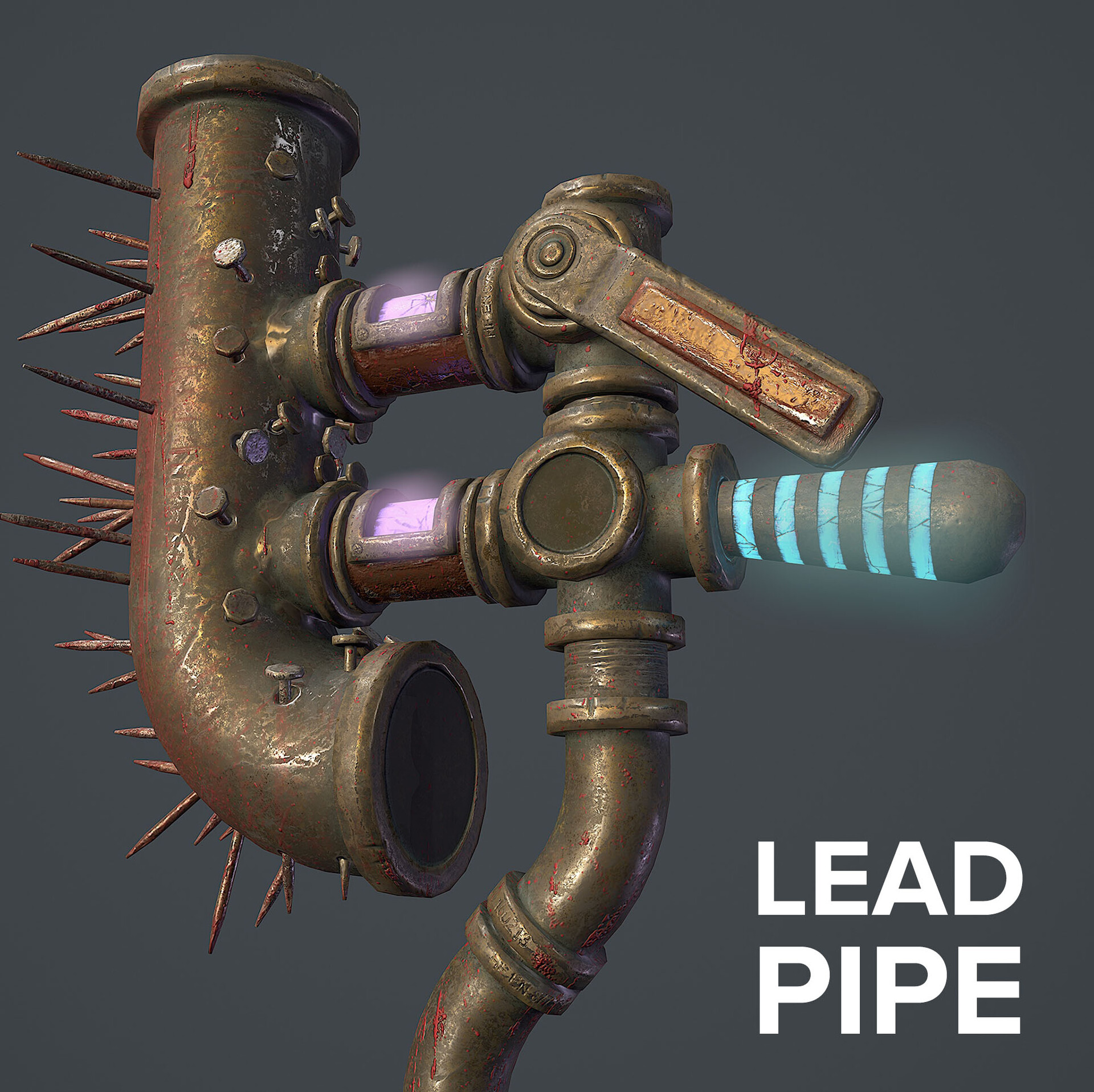 ArtStation - Lead pipe weapon