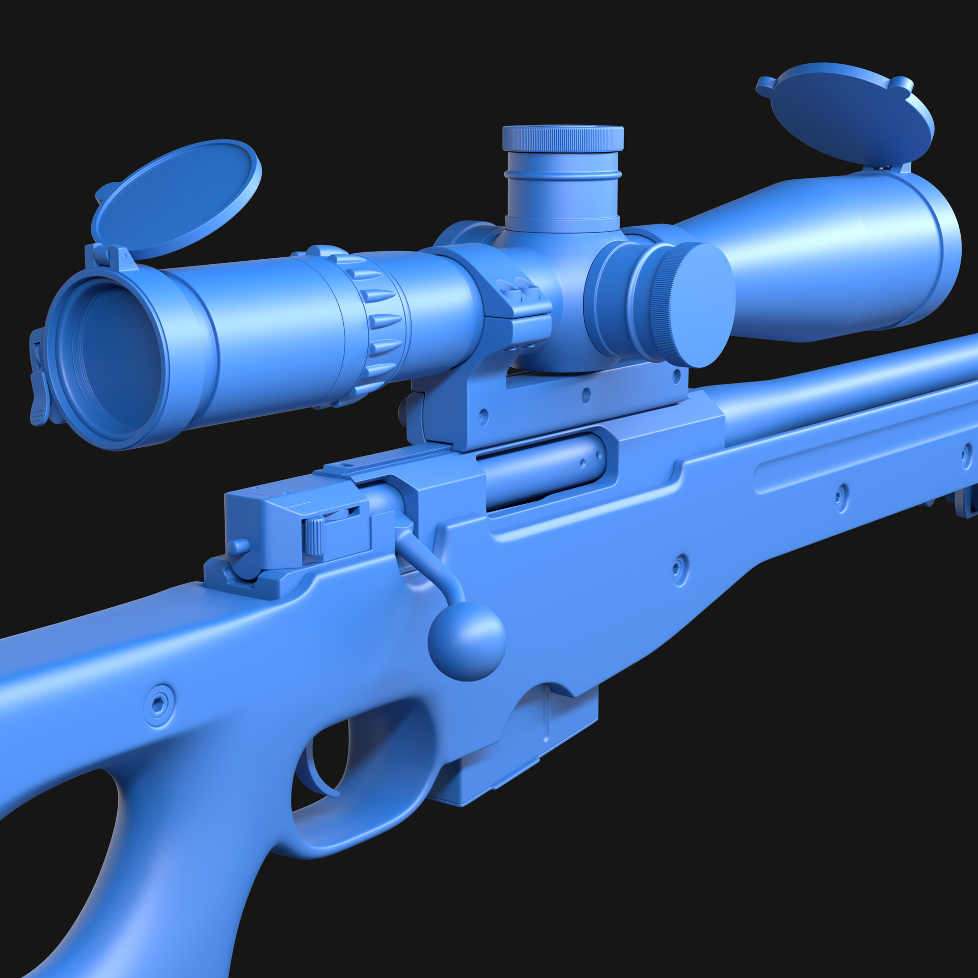 ArtStation - L118A1 - Modelling