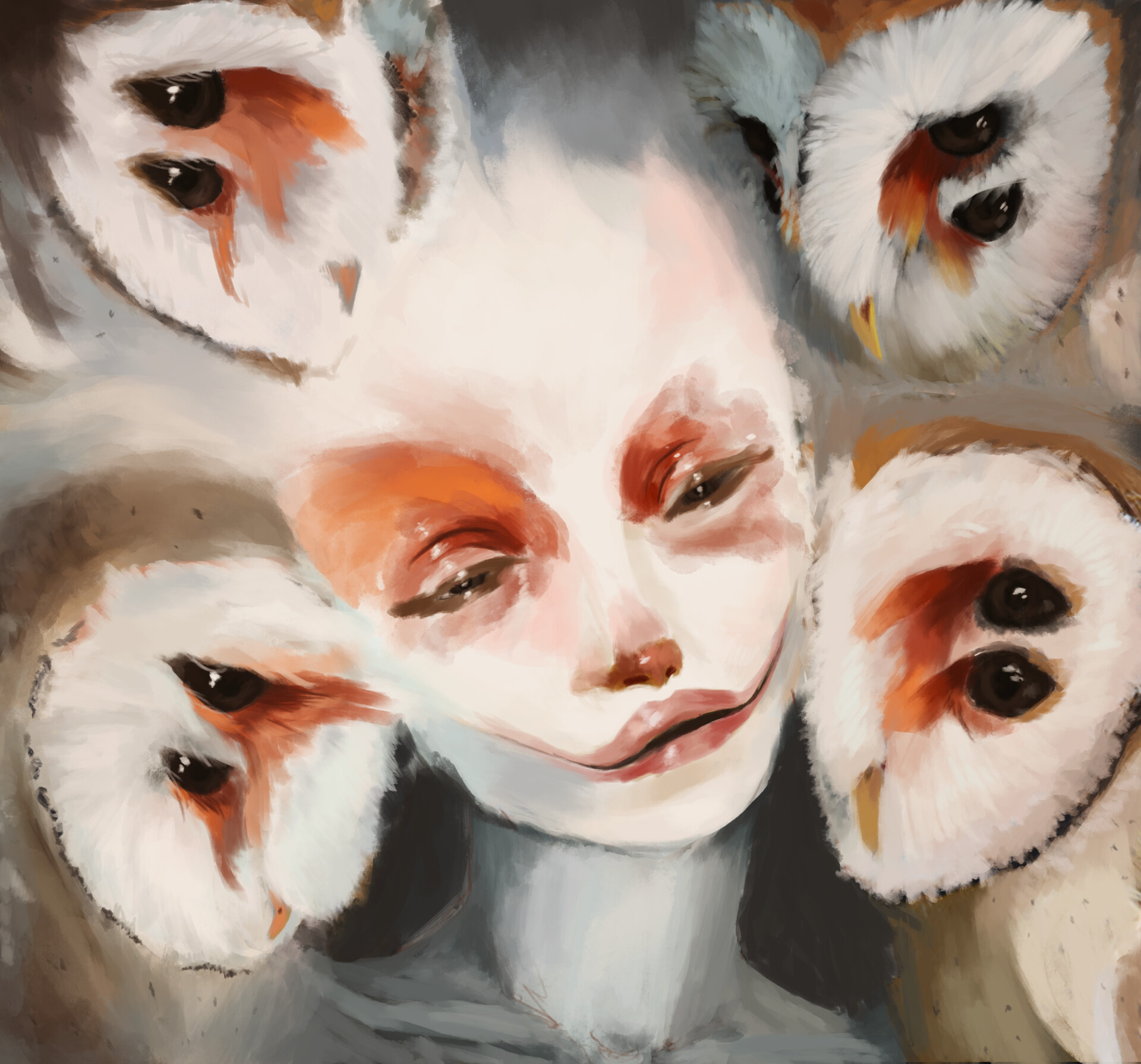 ArtStation - Apparitions Spirit Owls