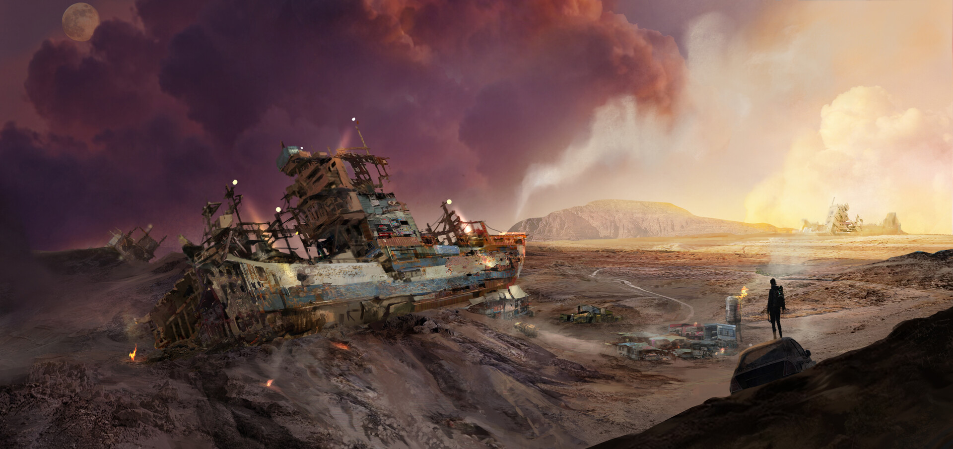 ArtStation - The ruins of the planet