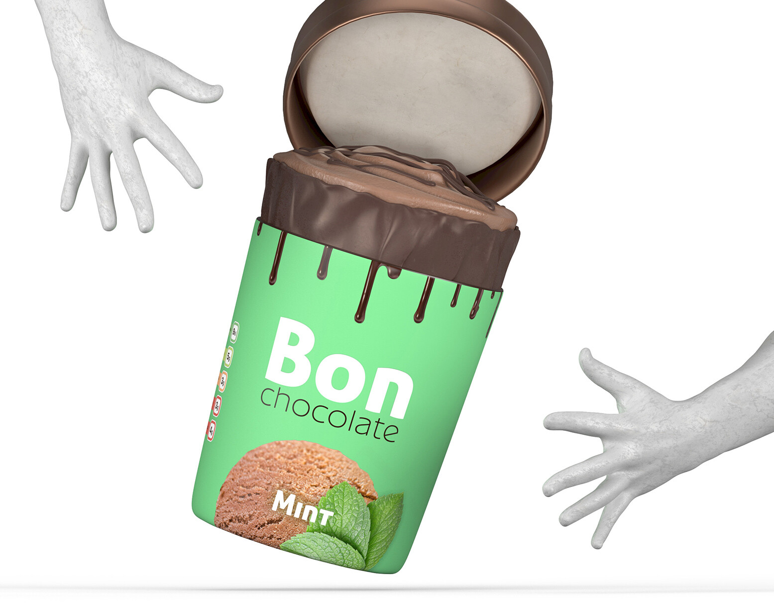 ArtStation - Bon chocolate ice cream