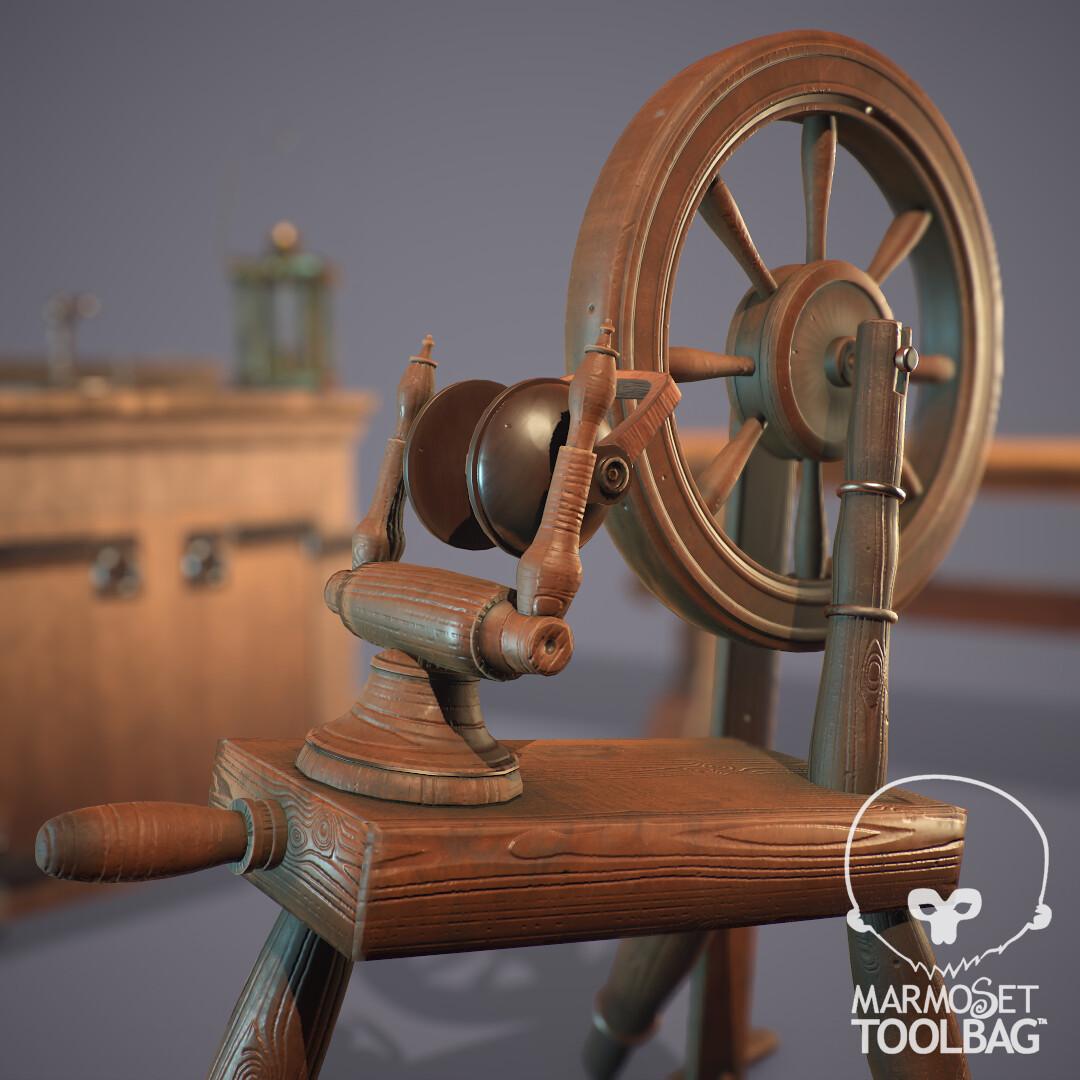 ArtStation - Old-timey Wooden Props