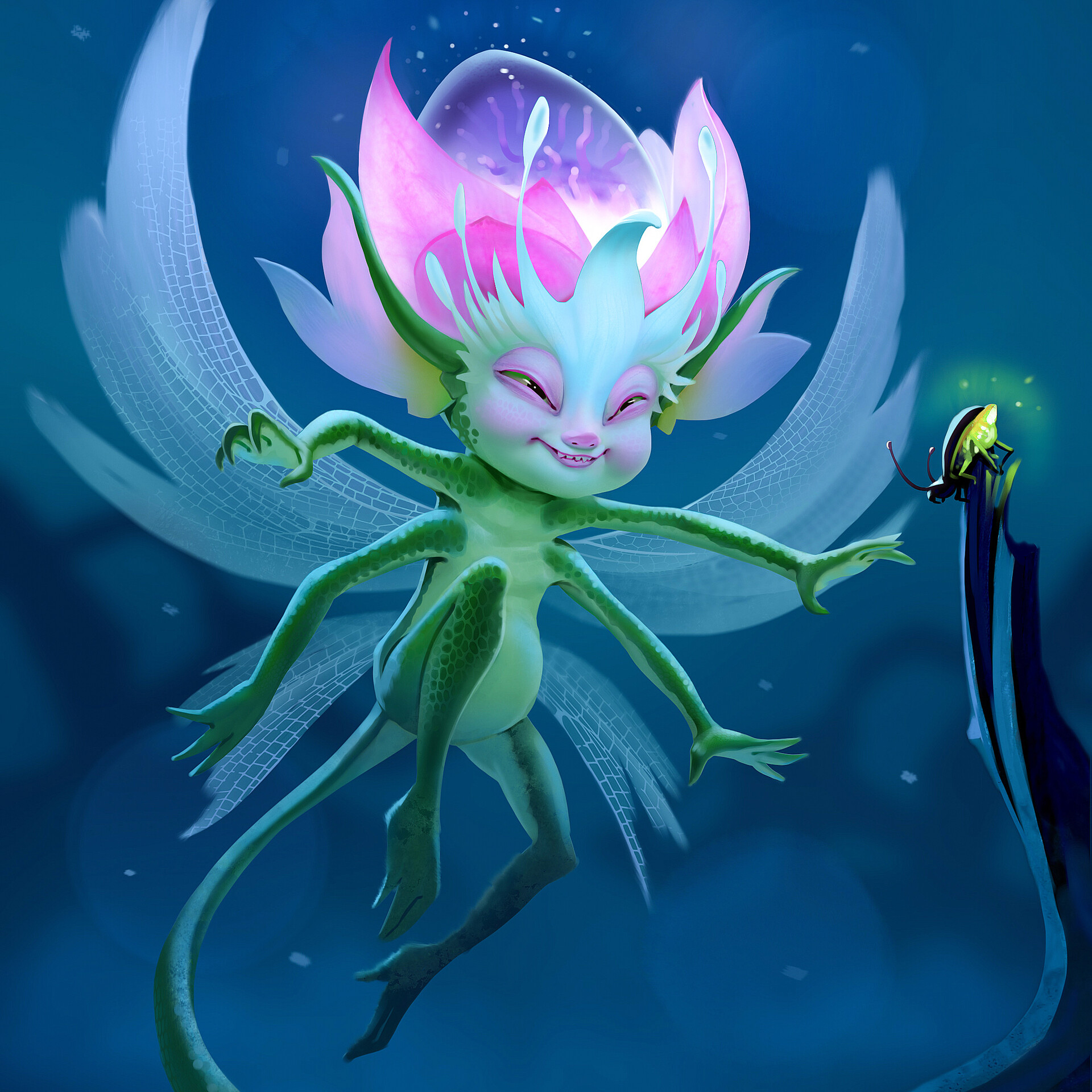 ArtStation - Flower creature