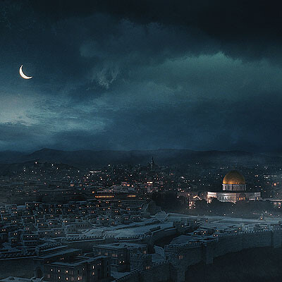 ArtStation - Night at Jerusalem