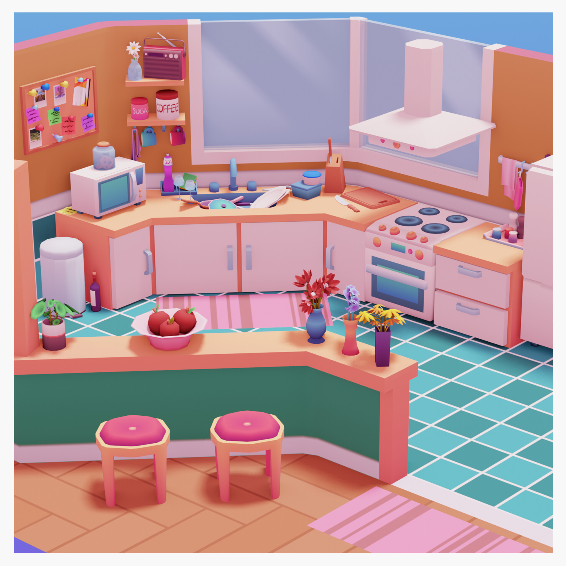 ArtStation - Kitchen :)