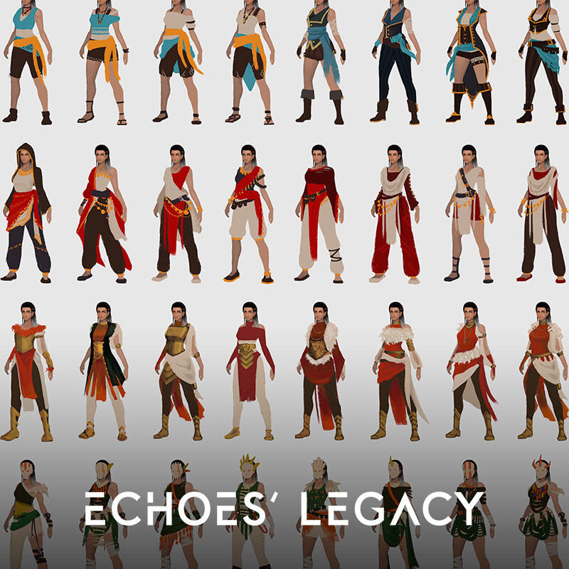 ArtStation - Gale - outfit design