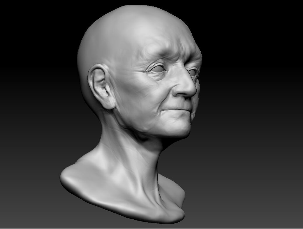 ArtStation - Elderly Head