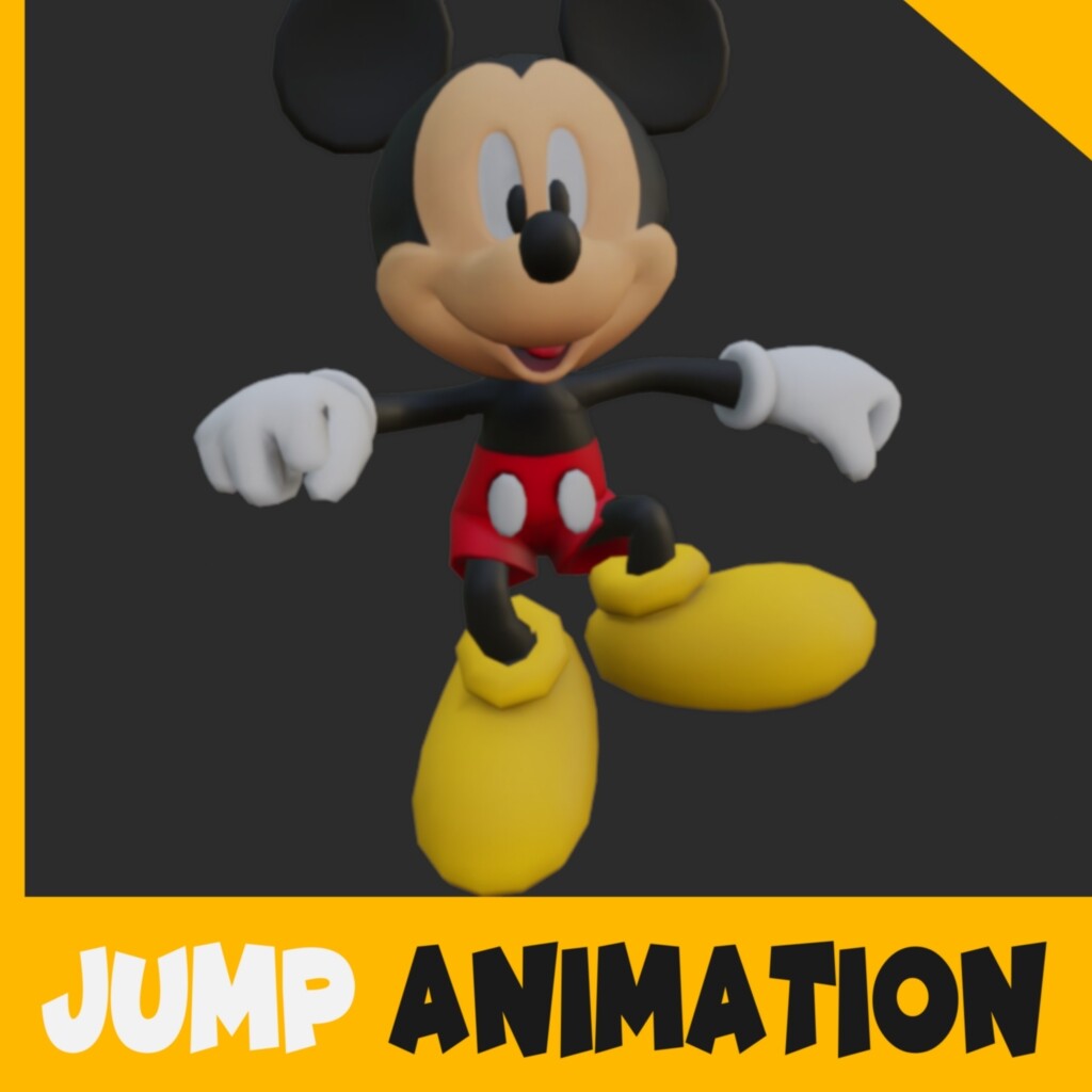 ArtStation - Mickey Mouse Jump Animation