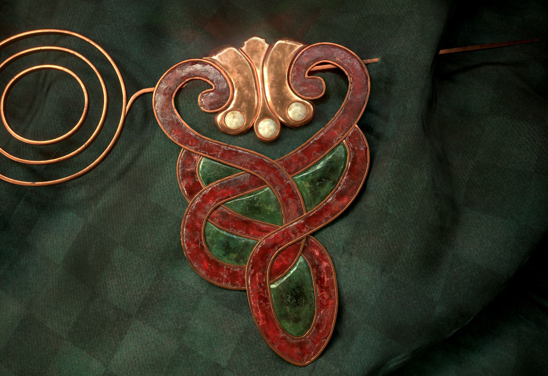 ArtStation - Prop: Celtic Brooch