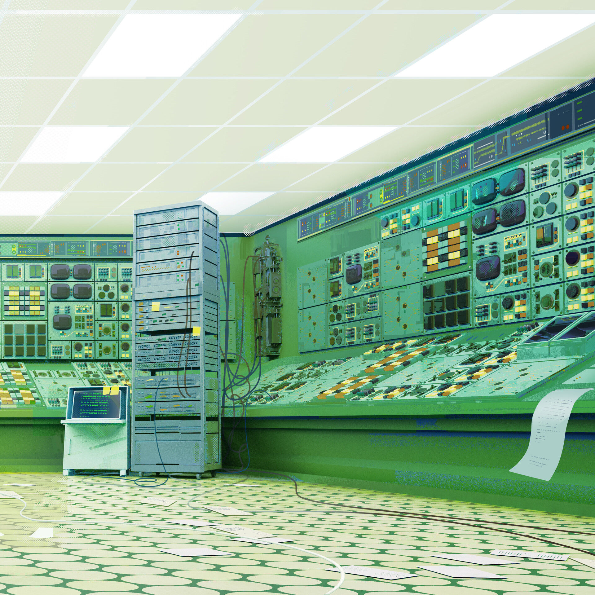 ArtStation - Control room