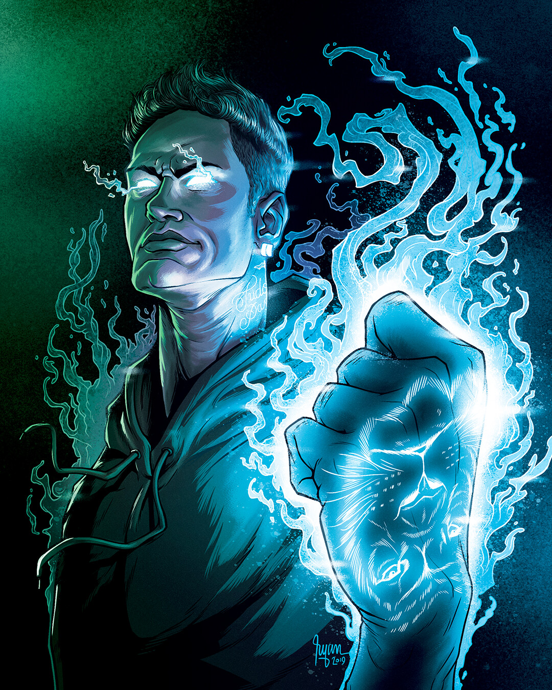 ArtStation - NEYMAR JR COMICS COVER: RED CARD
