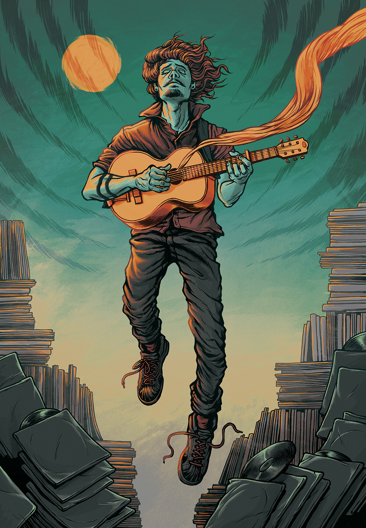 ArtStation - BUSKER | Comic Cover