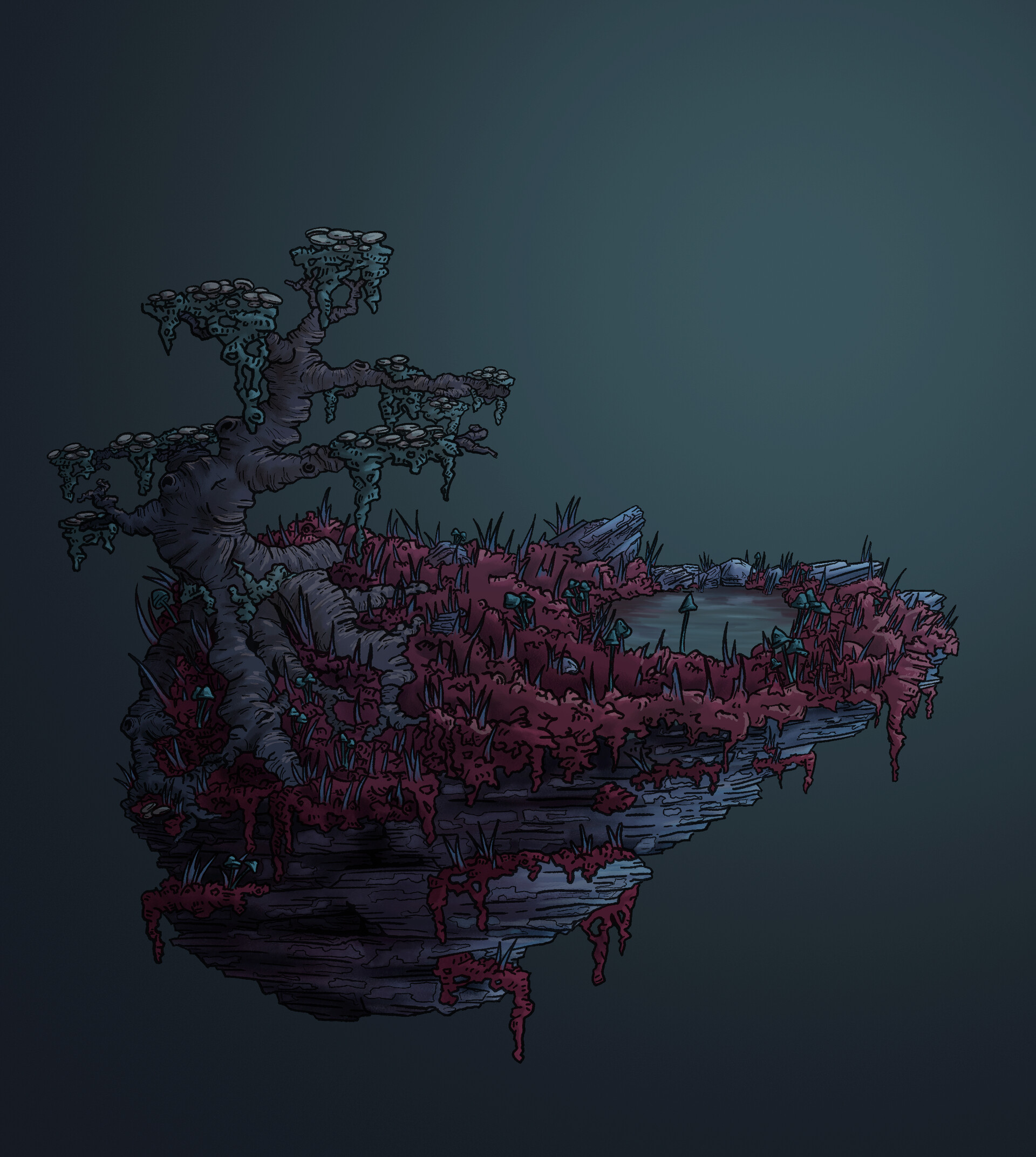 ArtStation - Floating Island