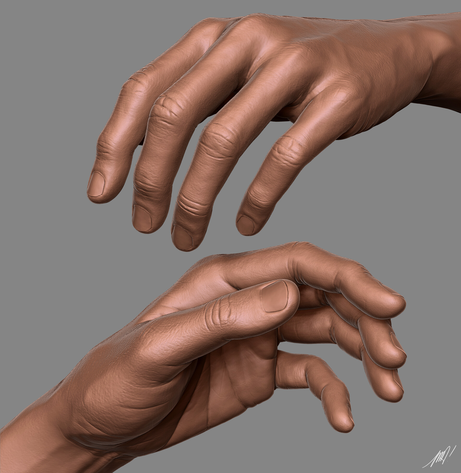 ArtStation - Hand Study