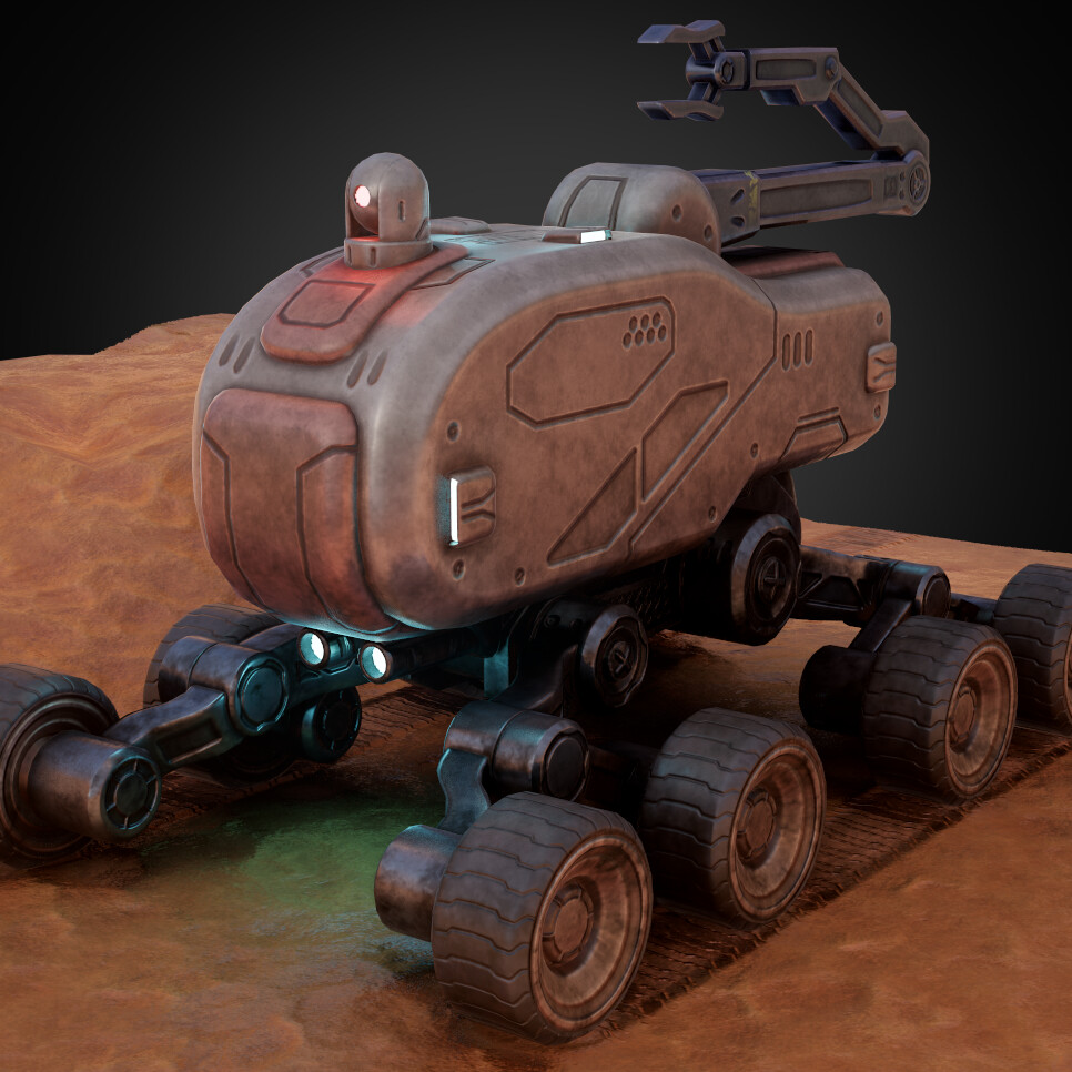 ArtStation - Mars Rover "Scorpion"