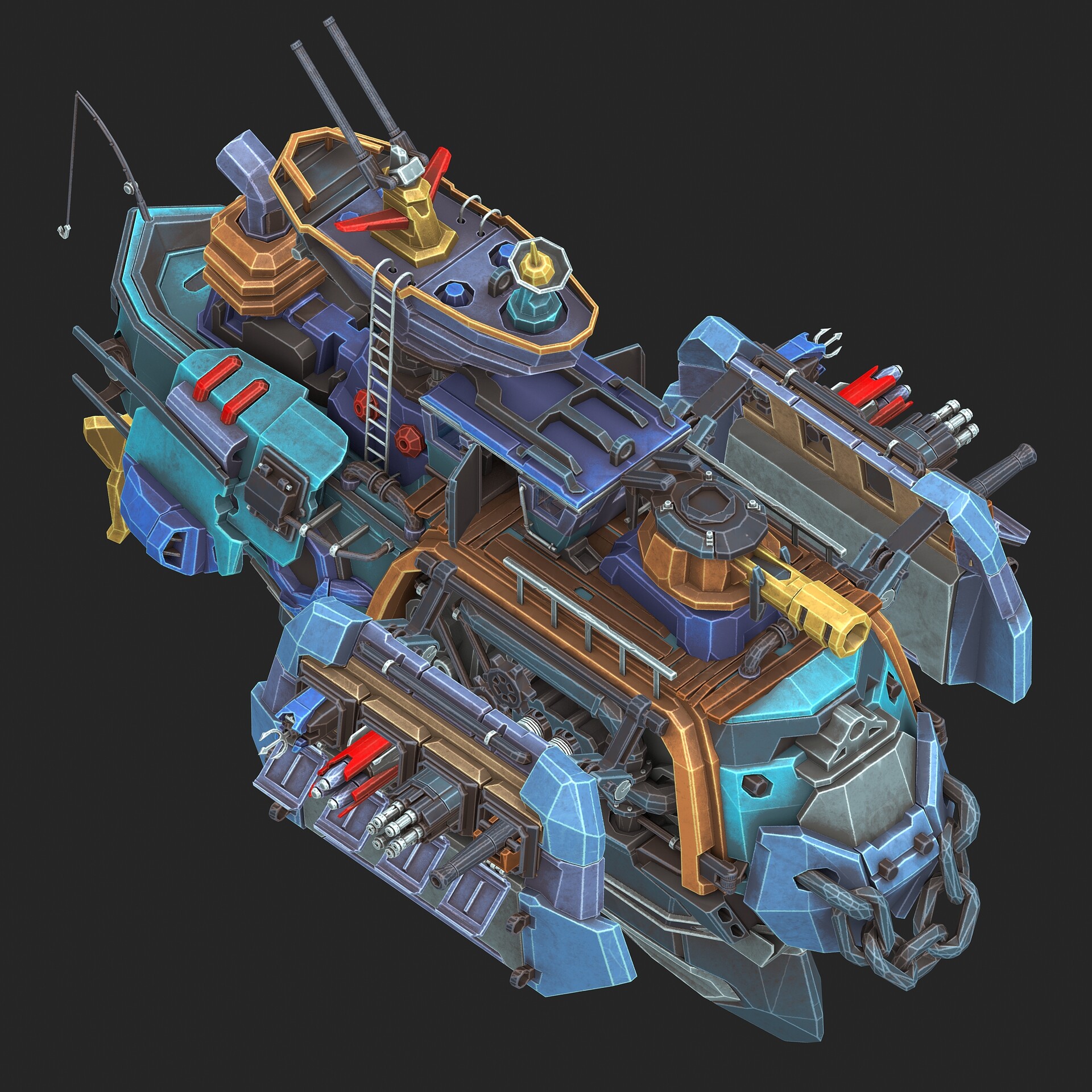 ArtStation - Battle Pirates Brawl - KIXEYE