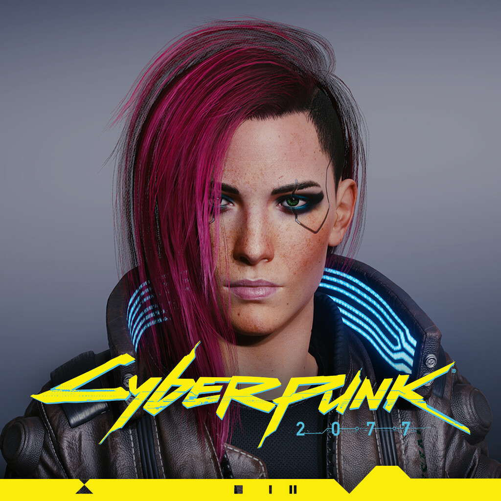 ArtStation - Cyberpunk 2077 - Female V Head