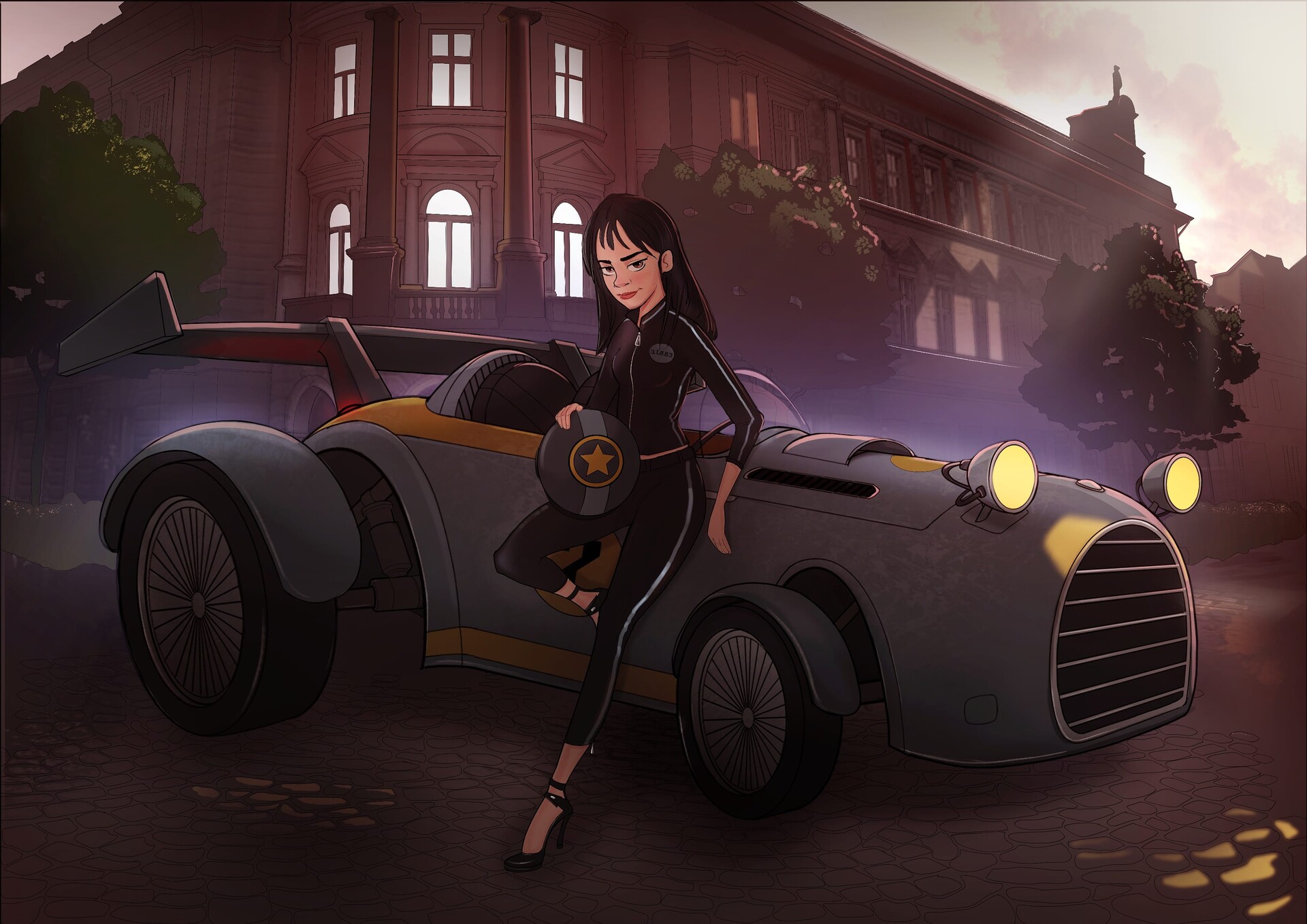 ArtStation - classic racer car