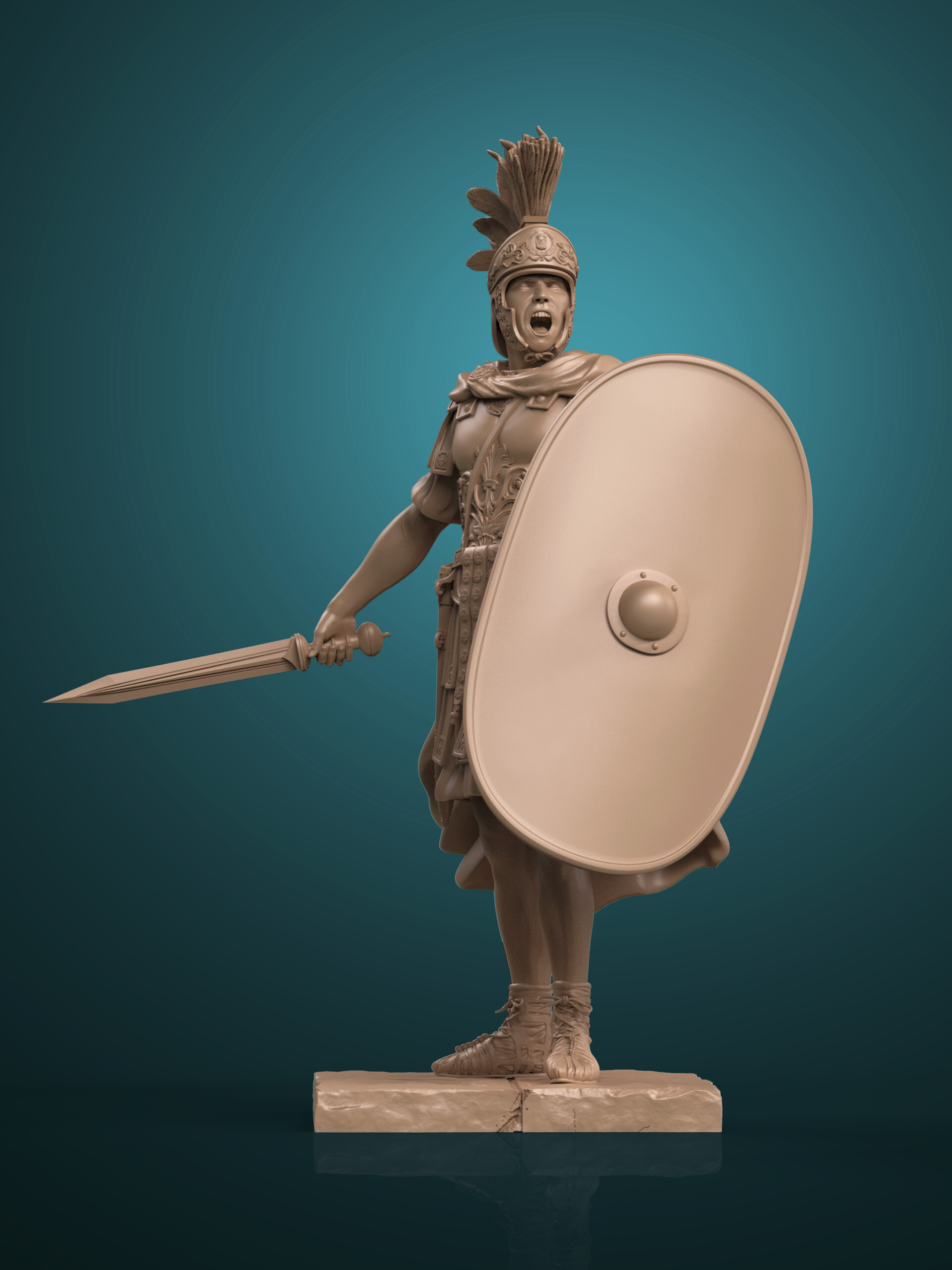 ArtStation - Praetorian Centurion - 75mm miniature