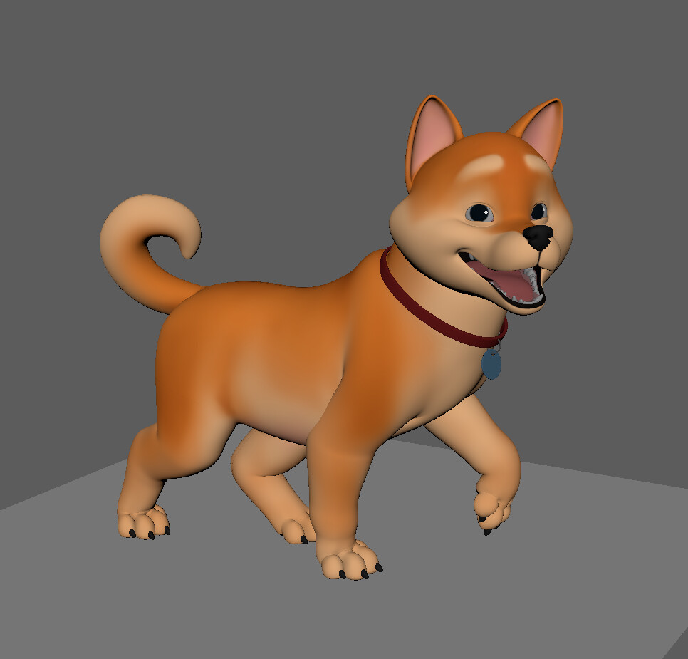 ArtStation - Walking dog Animation